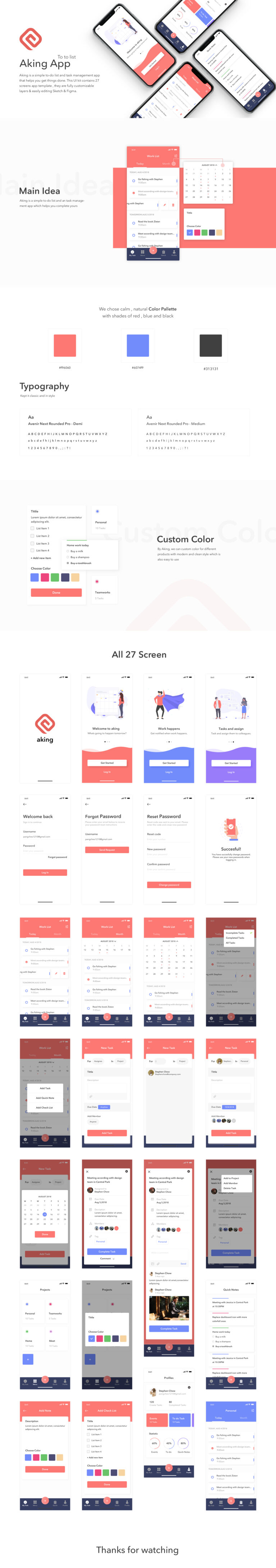 Aking To-Do List App Free UI Kit - Download Free Resource Aking To-Do List App Free UI Kit - Download Free Resource