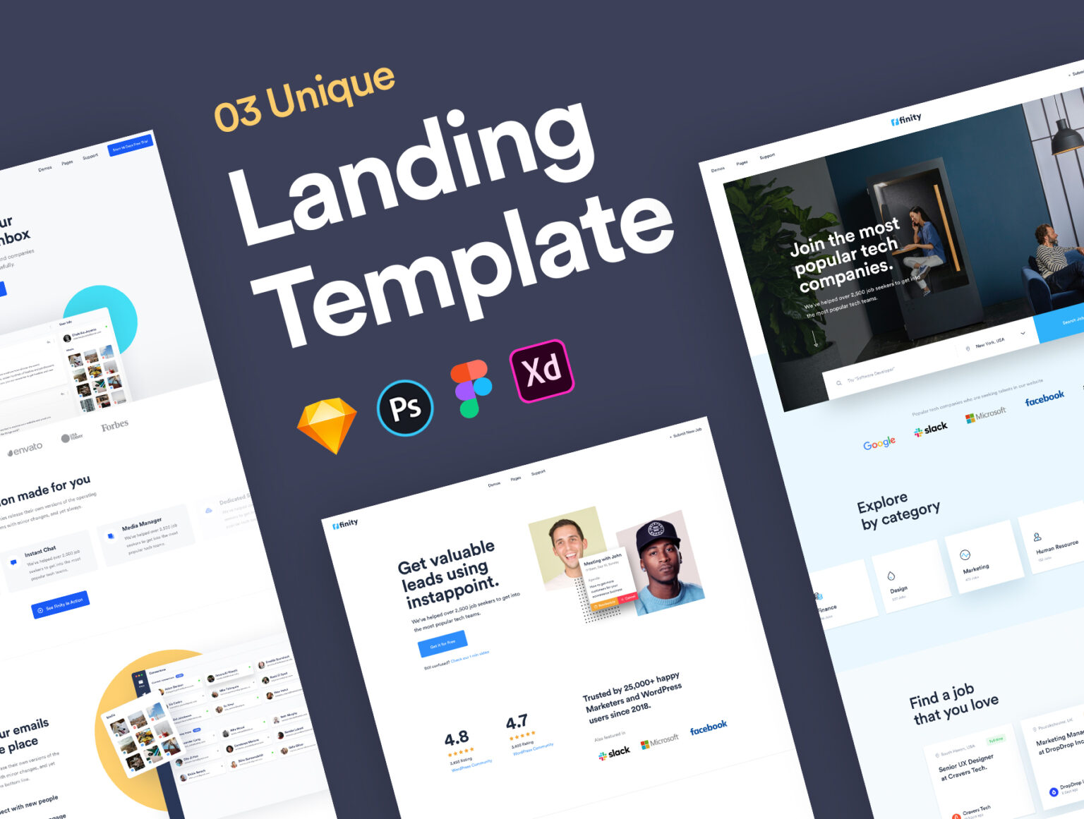 Finity - Landing Page Template - Download Free Resource Finity - Landing Page Template - Download Free Resource