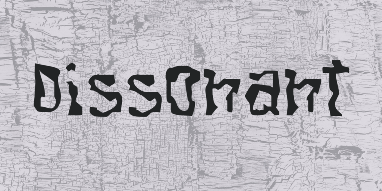 Dissonant Font Download Free Resource