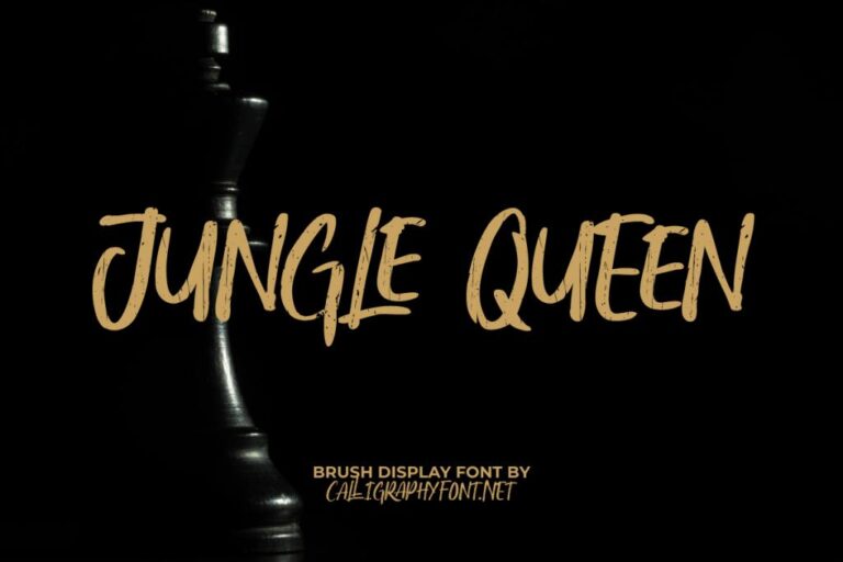 Jungle Queen Demo Font Download Free Resource